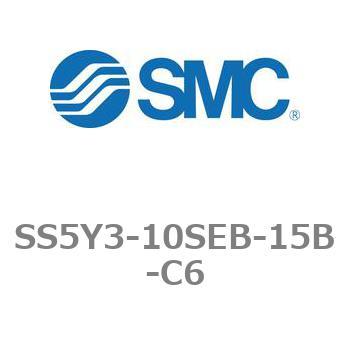 5ポートソレノイドバルブ用マニホールドベース SY3000シリーズ SS5Y3-10SEB SMC 方向制御マニホールド 【通販モノタロウ】