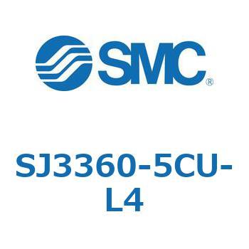 SJ3360-5CU-L4 4ポートソレノイドバルブ カセットタイプマニホールド SMC 3位置クローズドセンタ SJ3360-5CU-L4 - 【通販モノタロウ】