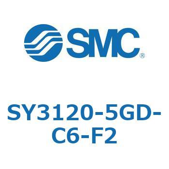 SY3120-5GD-C6-F2 5ポートソレノイドバルブ SY31シリーズ SMC 空気用 グロメット(リード線長さ300mm) 管接続口径 ...