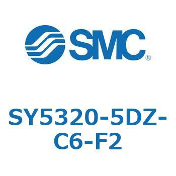 SY5320-5DZ-C6-F2 5ポートソレノイドバルブ SY53シリーズ SMC 空気用 DIN形ターミナル(コネクタ付き) 管接続口径 ...