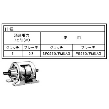 EP250 エレクトロパック (クラッチ/ブレーキユニット) シンフォニアテクノロジー EP250 - 【通販モノタロウ】 00319785