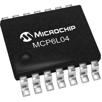 MCP6L04T-E/ST Microchip オペアンプ， 表面実装， 4回路， 単一電源， MCP6L04T-E/ST 1袋(15個) MICROCHIP 【通販モノタロウ】