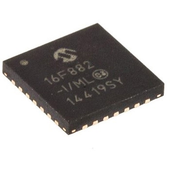 PIC16F882-I/ML Microchip マイコン， 28-Pin QFN PIC16F882-I/ML 1袋(2個 ...