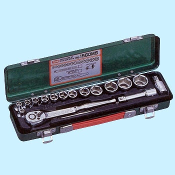 1560MS ソケットレンチセット 1セット(17点組) TONE(トネ/旧:前田金属工業) 【通販モノタロウ】