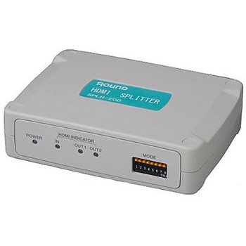 SPLH-200 HDMI2分配器SPLH-200 1入力2出力、DVI-D対応、業務用 1個 ラウンド 【通販モノタロウ】