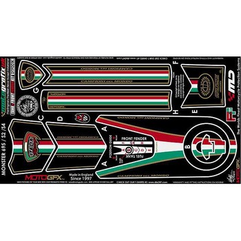 TANK PAD/FRONT FENDER KIT MOTO GRAFIX (モトグラフィックス) バイクカスタムパーツ 【通販モノタロウ】