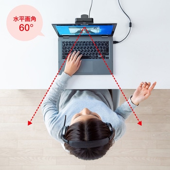 CMS-V67BK WEBカメラ サンワサプライ ケーブル長1.5m 固定 インターフェースUSB - 【通販モノタロウ】