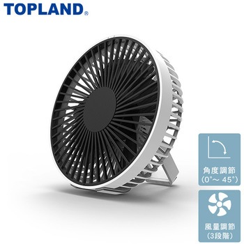 SF-DK20WT USBパワフルデスクFAN 卓上扇風機 TOPLAND 羽根寸法11cm 1個 SF-DK20WT - 【通販モノタロウ】