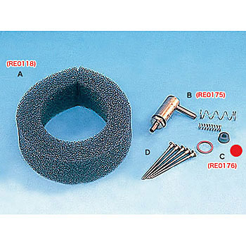 RE0176 SU CARB TICKLER PUMP REBUILD KIT 1セット EASYRIDERS(イージーライダース) 【通販 ...