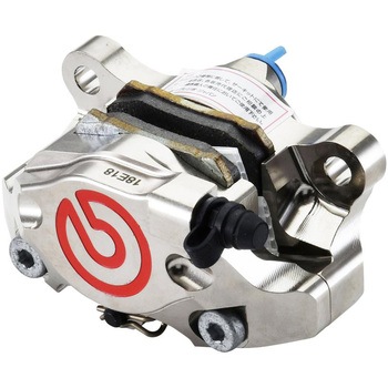 120.A441.40 GP2-SS CNC 2P リアキャリパー ニッケルコーティング レッドロゴ 120.A441.40 brembo ...