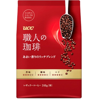 UCC 職人の珈琲 あまい香りリッチブレンド 240gx6 1セット(240g×6個) UCC(上島珈琲) 【通販モノタロウ】