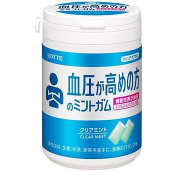 ロッテ マイニチケアガム 血圧が高めの方 ミントガム スリムボトル 125gx6 1セット(125g×6個) ロッテ 【通販モノタロウ】