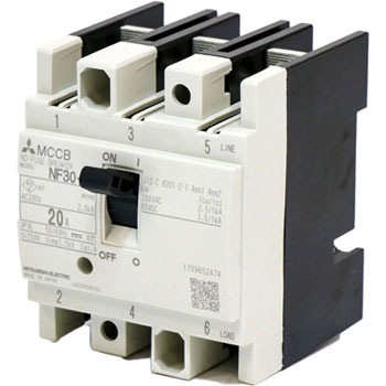 NF30-FA 3P 20A 制御盤用ノーヒューズ遮断器 NF-FAシリーズ 1台 三菱電機 【通販モノタロウ】