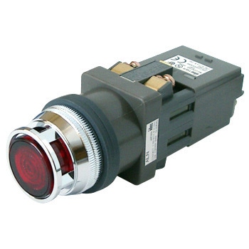 Φ30シリーズ 照光押ボタンスイッチ (突形フルガード付 白熱) BA9S IDEC(和泉電気) 押しボタンスイッチ本体 【通販モノタロウ】