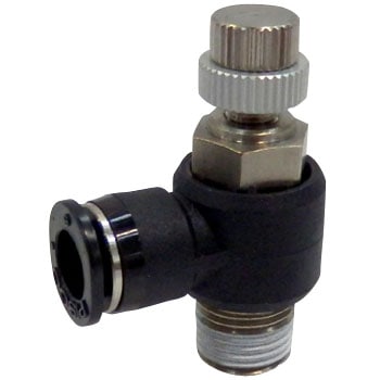 JSC6-01A スピードコントローラメーターアウト ピスコ(PISCO) 管用テーパねじ エルボ - 【通販モノタロウ】