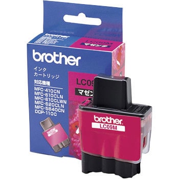 LC09M 純正インクカートリッジ brother LC09 1個 brother(ブラザー) 【通販モノタロウ】