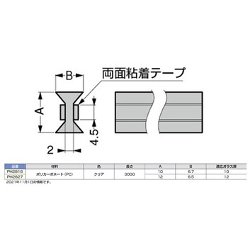 PH2818 エッジシール PH28型 1個 LAMP(スガツネ工業) 【通販モノタロウ】
