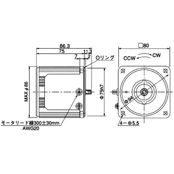 インダクションモータ 歯切軸モータ パナソニック(Panasonic) インダクションモーター 【通販モノタロウ】