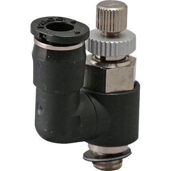 JSS4-M5A スピードコントローラフリータイプメーターアウト ピスコ(PISCO) チューブ外径4mmねじ径M5 - 【通販モノタロウ】