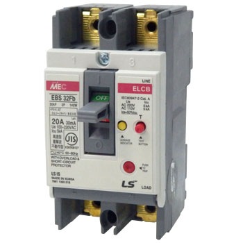 EBS32Fb/20A30mA 漏電遮断器 1台 LS産電 【通販モノタロウ】 09157854