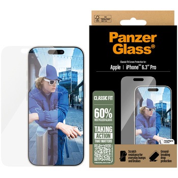 2874 iPhone 16 Pro PanzerGlass Screen Protector Classic Fit 1個 ...