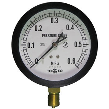 BL-AT3/8G 100×0.6MPa(簡易防滴形) 一般圧力計A形Φ100(簡易防滴形) 1台 TOKO(東洋計器興業) 【通販モノタロウ】