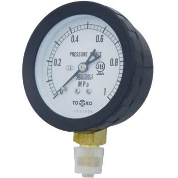 BL-AT3/8G 75×1MPa(簡易防滴形) 一般圧力計A形Φ75(簡易防滴型) 1台 TOKO(東洋計器興業) 【通販モノタロウ】 09491011