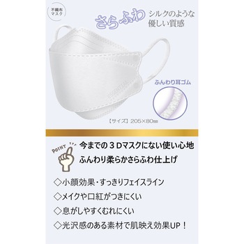 さらふわESSENTIAL MASK 30枚入 ヨコイ プリーツ型 汎用マスク 【通販モノタロウ】