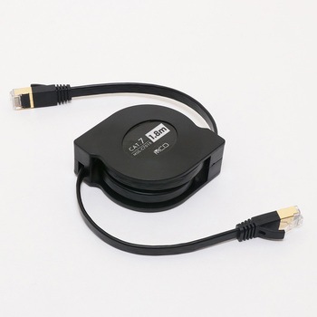 MUL-C7018/BK コードリールCAT.7LANケーブル 1.8m ブラック MCO 巻き取り式 より線構造 爪折れ防止対応 - 【通販 ...