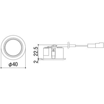 ダウンライト DL-G1型 30° LIXIL(TOEX) ライト本体 【通販モノタロウ】