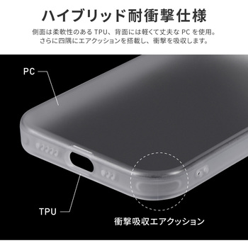 LN-IP22CSDCL iPhone 14 Pro スタンド付き耐衝撃ハイブリッド LN-IP22CSDCL iPhone 14 Pro スタンド付き耐衝撃ハイブリッド