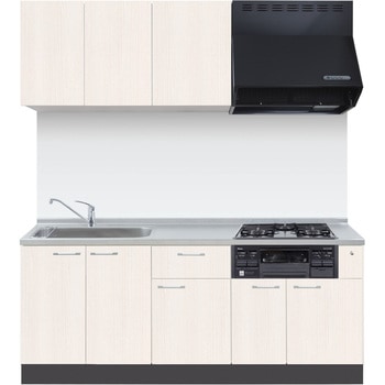 システムキッチン ソエラⅢシリーズ 間口195cm(2口IH+1口ラジエントヒーター(グリル付き)) イースタン工業 【通販モノタロウ】