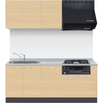 システムキッチン ソエラⅢシリーズ 間口195cm(2口IH+1口ラジエントヒーター(グリル付き)) イースタン工業 【通販モノタロウ】