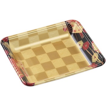 17-30 扇市松金 FLB-A 1ケース(100枚×15袋) エフピコ 【通販モノタロウ】