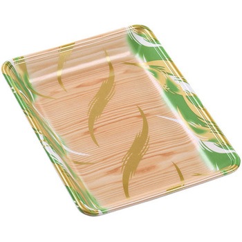 28-30 風紋木目緑 FLB-A 1ケース(100枚×9袋) エフピコ 【通販モノタロウ】