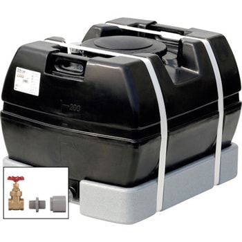 SKT-200 BK+valve-set25A スカット ドレンバルブセット(25A)付 スイコー ブラック色 容量200L - 【通販モノタロウ】