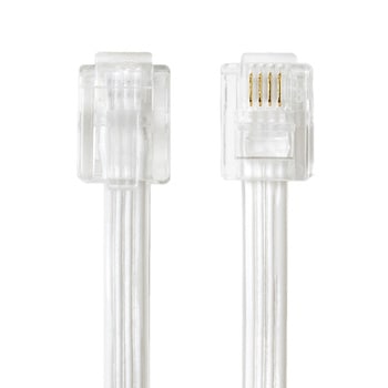 DC-410/SK 電話機コード 6極4芯 10m クリア 1個 MCO 【通販モノタロウ】