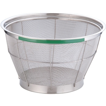 45930 TKG NEWマンモス カラー 深型ざる33cm グリーン 1個(1個) cotta 【通販モノタロウ】