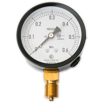 AC20-131 0.6MPa 普通形圧力計(A/B枠・立形) 75Φ 形番：AC20 1個 長野計器 【通販モノタロウ】