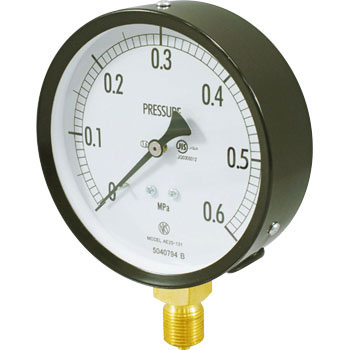 AE20-131 0.6MPa 普通形圧力計(A/B枠・立形) 100Φ 形番：AE20 1個 長野計器 【通販モノタロウ】