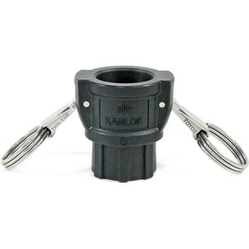 633-DB 3/4 PP OPWカムロックカプラー メネジ PP 1個 トヨックス(TOYOX) 【通販モノタロウ】