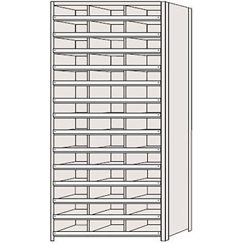 区分棚 コボレ止め付タイプ サカエ 区分棚 【通販モノタロウ】