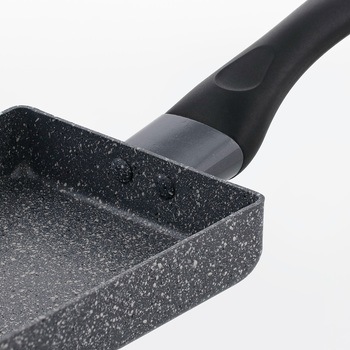 ND-3176 メガクオリティ マーブルストーン エッグパンIH ベストコ ダークグレー色 容量1.7L サイズ13×18cm ND-3176 - 【通販モノタロウ】