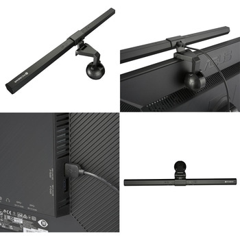 OA-SML02-K PCモニターLEDライト 10段階調光 3段階調色機能付き 1台 オーム電機 【通販モノタロウ】