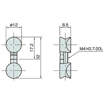 L5-BJT12 バットジョイント5 イマオコーポレーション 締付トルク3N・m - 【通販モノタロウ】