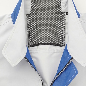 空調風神服 ファンネット付長袖ブルゾン (24V 3Dインナーベスト&ハイパワーファンセット&バッテリーセット2023) サンエス 長袖 空調 ...