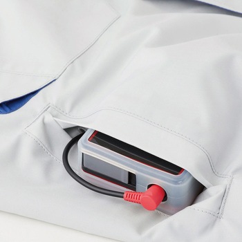 空調風神服 ファンネット付長袖ブルゾン (24V 3Dインナーベスト&ハイパワーファンセット&バッテリーセット2023) サンエス 長袖 空調 ...