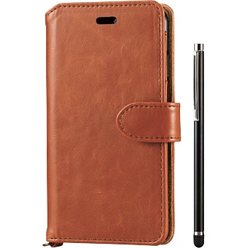 PM-A15PLFTMBR iPhone6s/6用ソフトレザー ブルーノ タッチペン付 1個 エレコム 【通販モノタロウ】