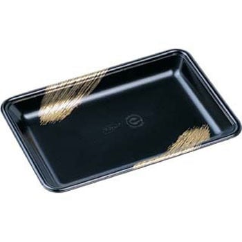 FLB-Y17-25 W トレー エコ黒ふで金 1ケース(100枚×12袋) エフピコ 【通販モノタロウ】