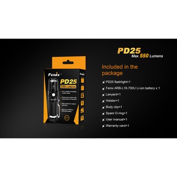 PD25 LEDライト”PD25” 1個 FENIX(フェニックス) 【通販モノタロウ】